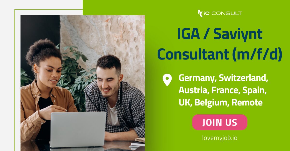 IGA / Saviynt Consultant (m/f/d) | Apply now